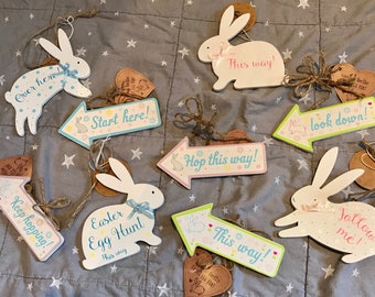 Easter egg hunt sign | Etsy