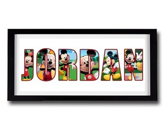 Mickey mouse print | Etsy