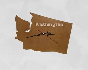 Map wall clock | Etsy