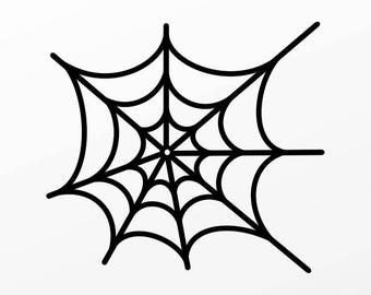 Spider web decal | Etsy