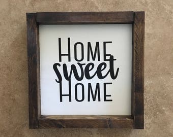 Home sweet home sign | Etsy