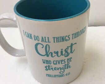 Bible verse mug | Etsy