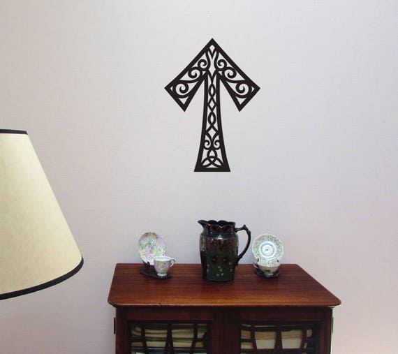 Tyr Rune Vinyl WALL ART Viking Decal Warrior Rune Pagan Norse