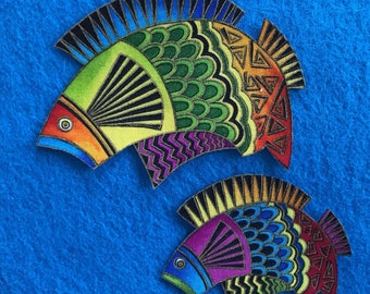 Laurel burch fish | Etsy
