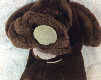 Dog hand puppet | Etsy