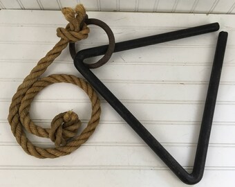 Triangle dinner bell | Etsy