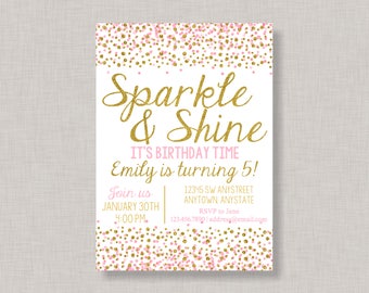Sparkle invite | Etsy