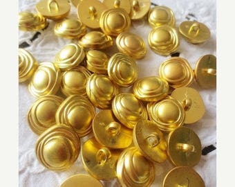 Gold shank buttons | Etsy