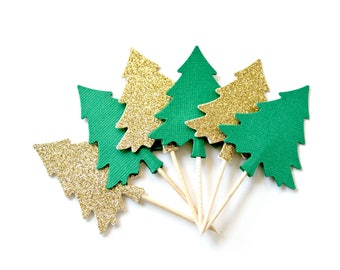 Tree cake topper | Etsy