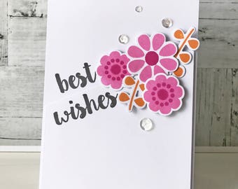 Best wishes card | Etsy