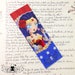 Wonder Woman glossy bookmark // DC comics fanart