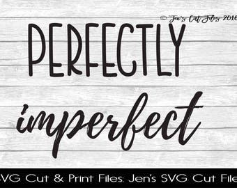 Imperfect svg | Etsy