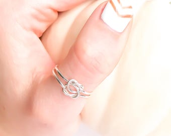 Double knot ring | Etsy