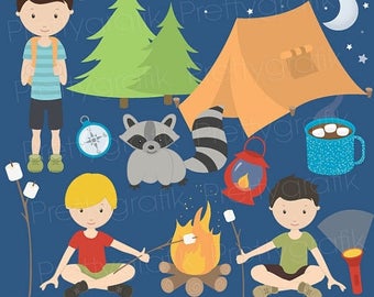 Camping Clipart Backpacking Clip Art Camp Clipart Hiking