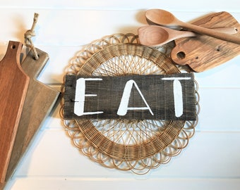 Eat kitchen sign | Etsy