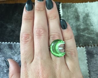 Moon ring | Etsy