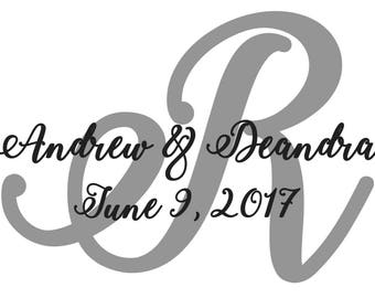 Couples monogram | Etsy