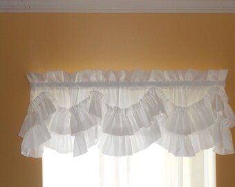 Ruffled valance | Etsy