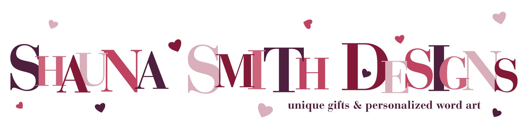 Unique Gits Personalized Word Art by ShaunaSmithDesigns on Etsy