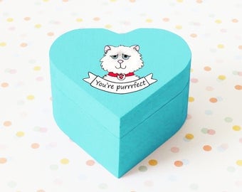 Cat keepsake box | Etsy