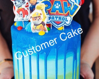 Paw patrol cake | Etsy