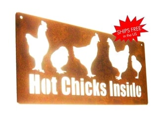 Chicken signs | Etsy