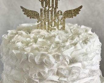 Angel cake topper | Etsy