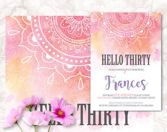 Indian invitation | Etsy