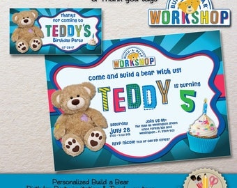 Build a bear invite | Etsy