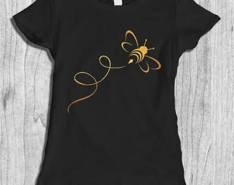 T-Shirt Honey Bee Tee Shirt Bee Hugger Tee Shirt