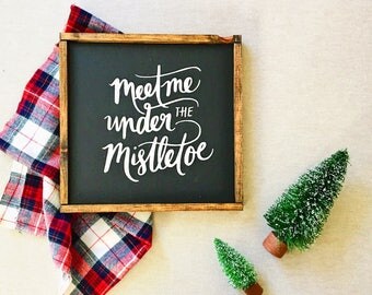 Under the mistletoe | Etsy