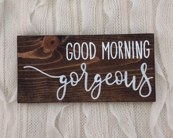 Good morning signs | Etsy