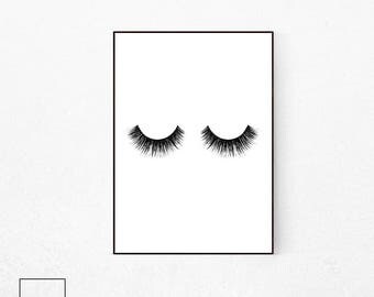 Eyelash signs | Etsy