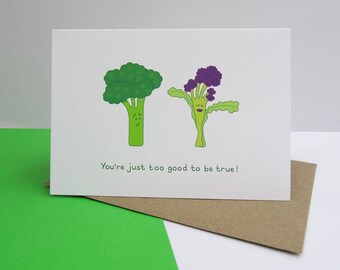 Purple broccoli | Etsy