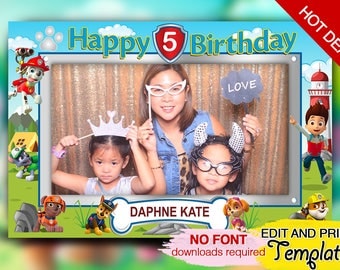 Paw patrol booth | Etsy