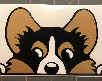 Corgi Decal Sugar Skull Corgi Decal Corgi Sticker Corgi