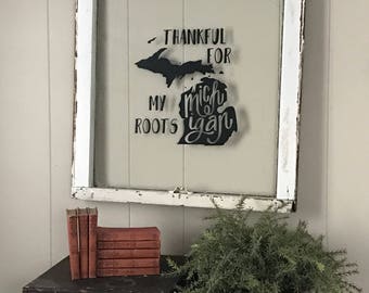 Michigan roots | Etsy