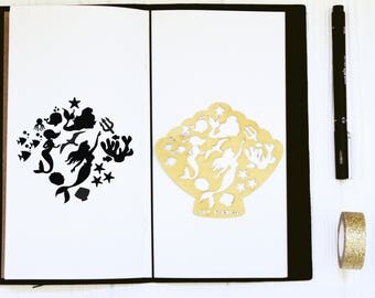 Shell stencils | Etsy