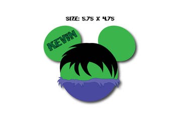 Hulk mickey | Etsy