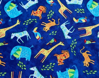 Animal fabric | Etsy