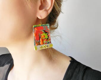 Funky earrings | Etsy