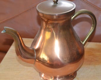 Copper tea pot | Etsy