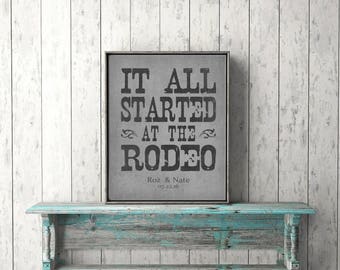 Rodeo signs | Etsy