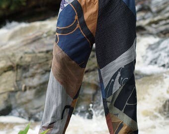 Patchwork pants | Etsy