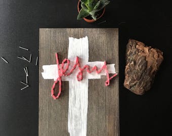 String art cross | Etsy