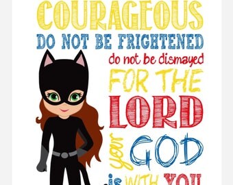 Superhero scripture | Etsy