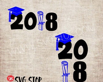 Graduation hat svg | Etsy