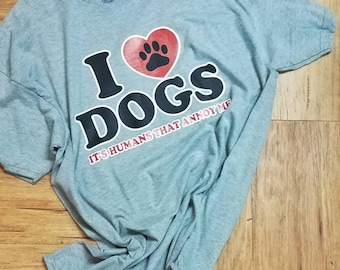 Dog lover t shirt | Etsy