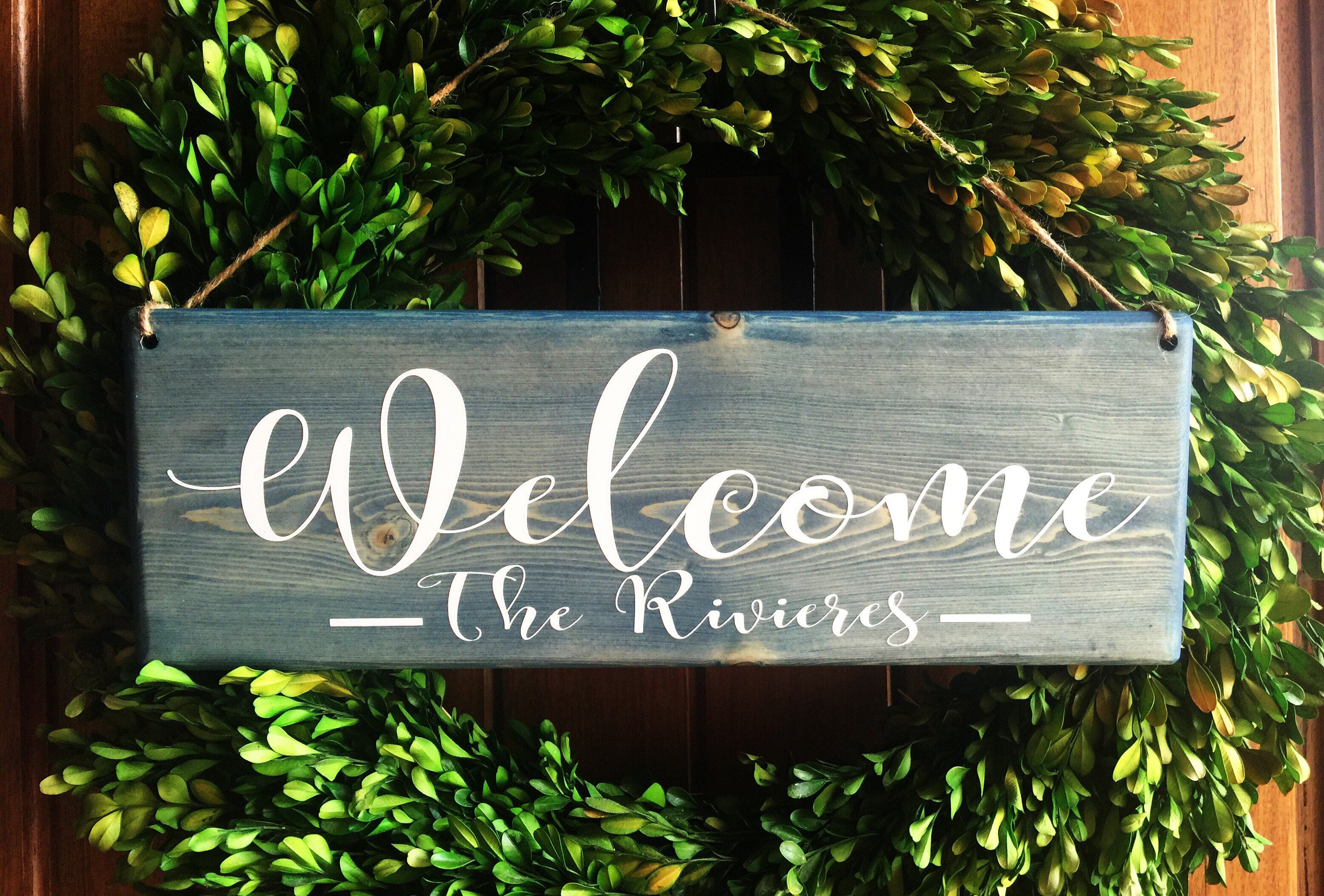 Welcome Sign Welcome Door Sign Front Door Sign