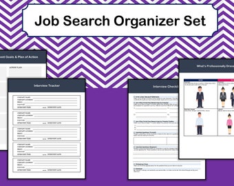 Job Search Organizer Set job search tracker interview
